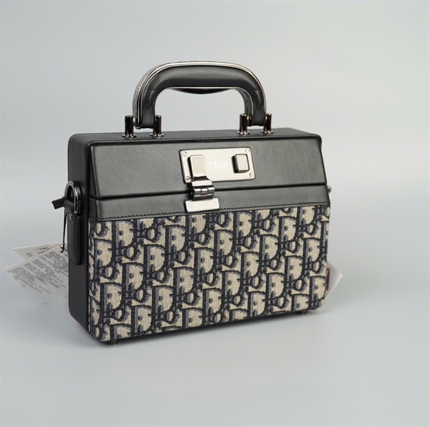 Túi Dior Lock xám size 21 (TB)